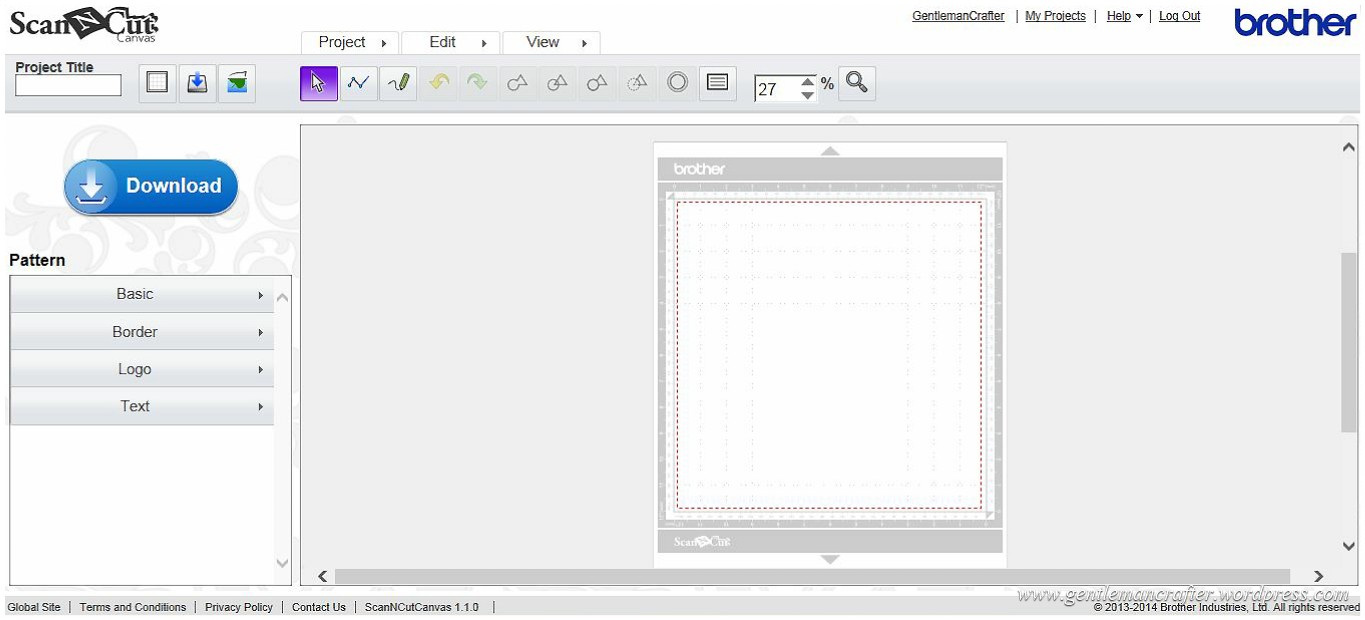 Brother Scan N Cut Canvas Design Suite – Design Page – GENTLEMAN CRAFTER