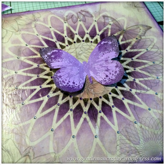Monday Mash Up – A Beautiful Butterfly Canvas Creation – GENTLEMAN CRAFTER