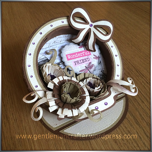 Circular Box Frame Easel Card (Could I have Fitted Any Other Type Of ...