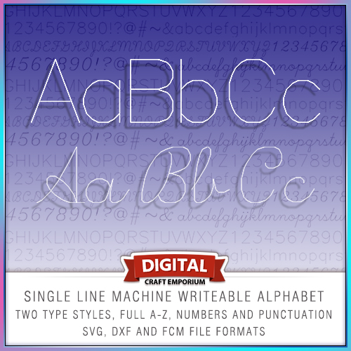 Single Line Font Preview – GENTLEMAN CRAFTER