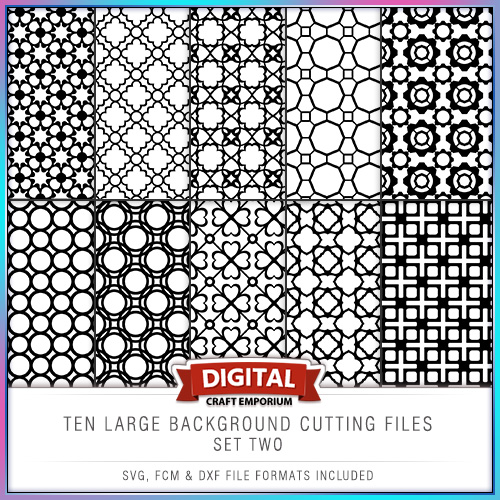 Large Background Cutting Files Preview – GENTLEMAN CRAFTER
