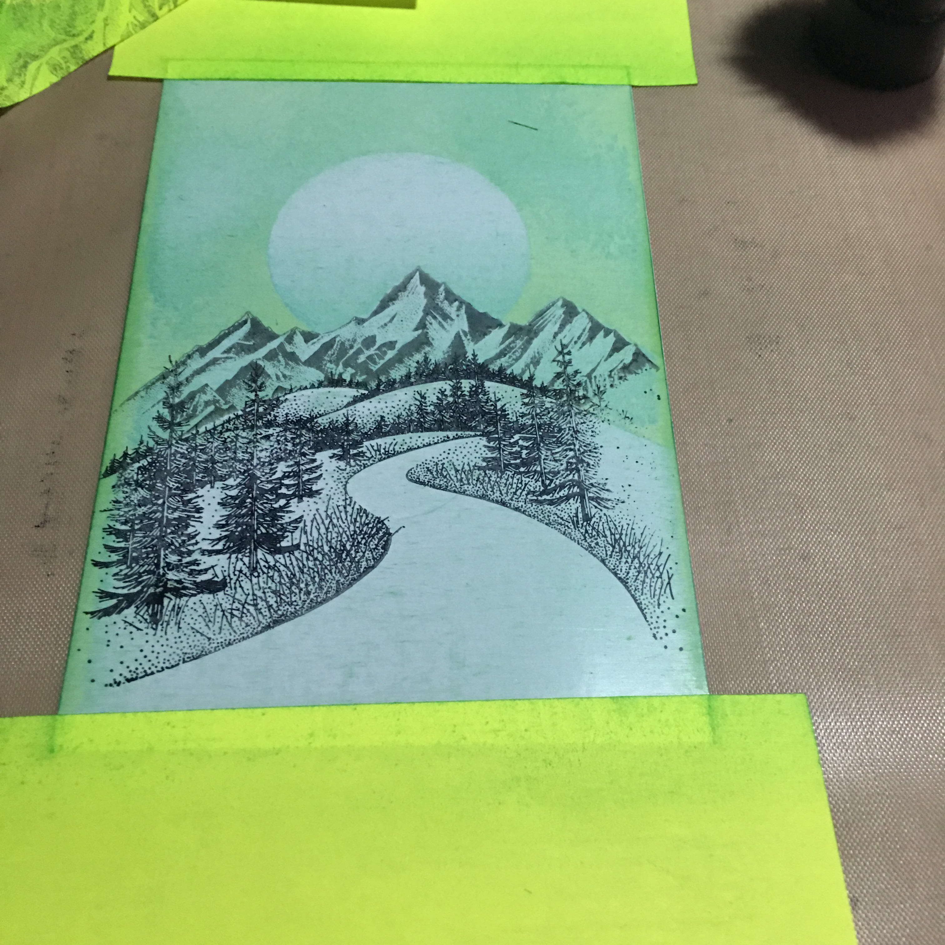 Creating A Scene, With Stamps – GENTLEMAN CRAFTER