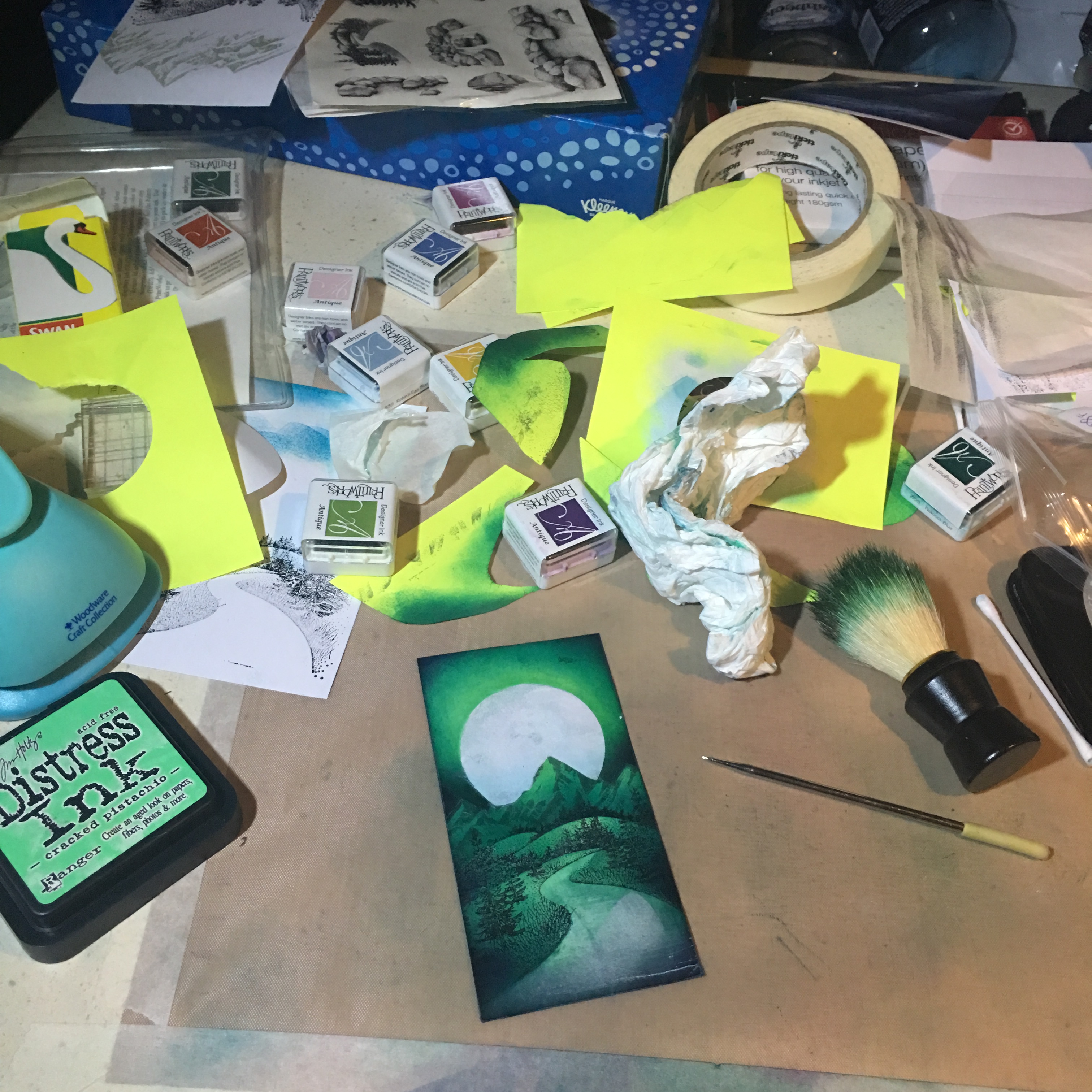 Creating A Scene, With Stamps – GENTLEMAN CRAFTER