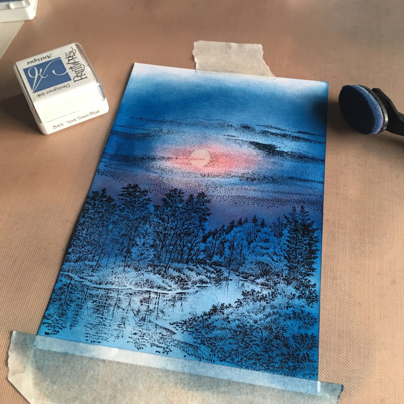 Creating A Scene, With Stamps – GENTLEMAN CRAFTER