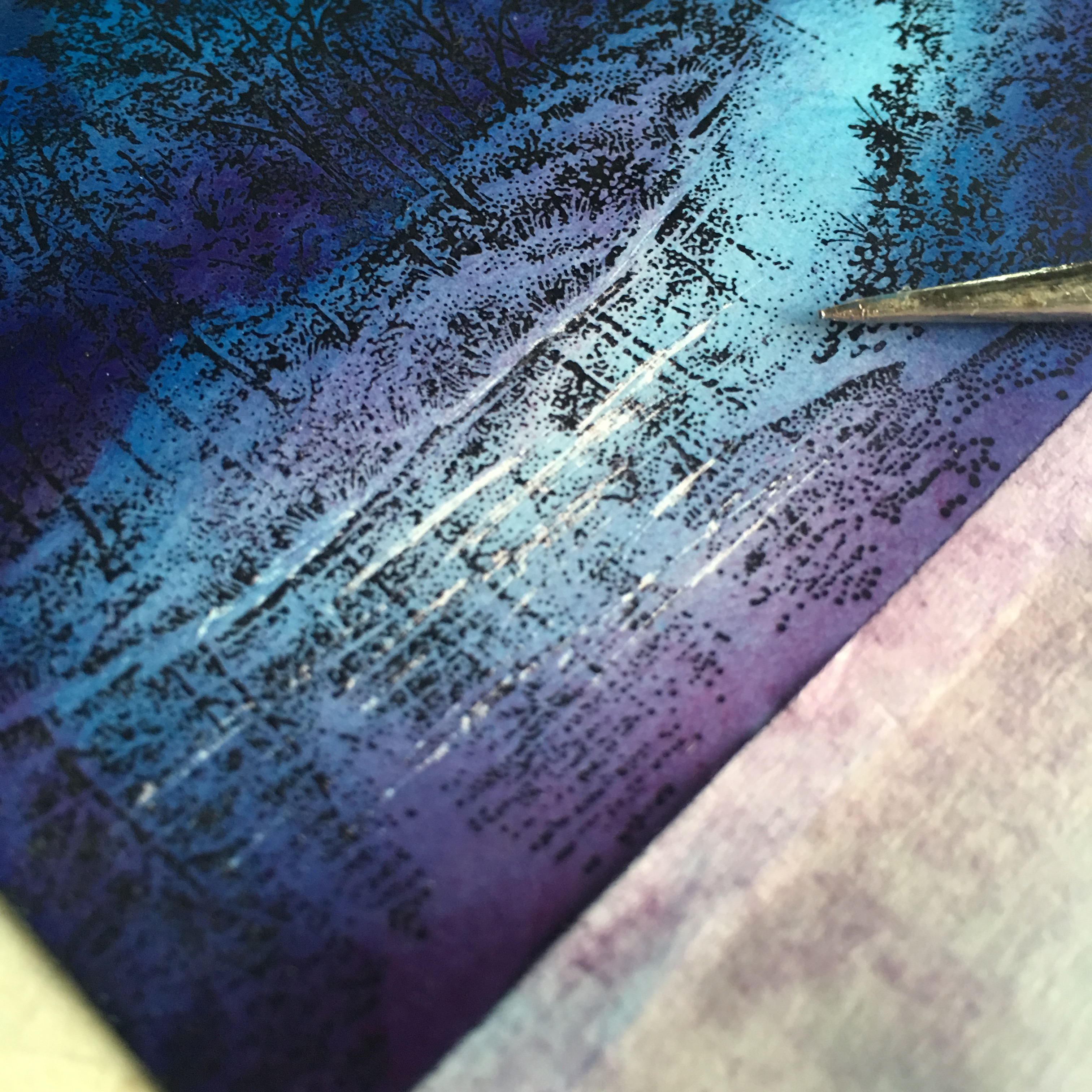 Creating A Scene, With Stamps – GENTLEMAN CRAFTER