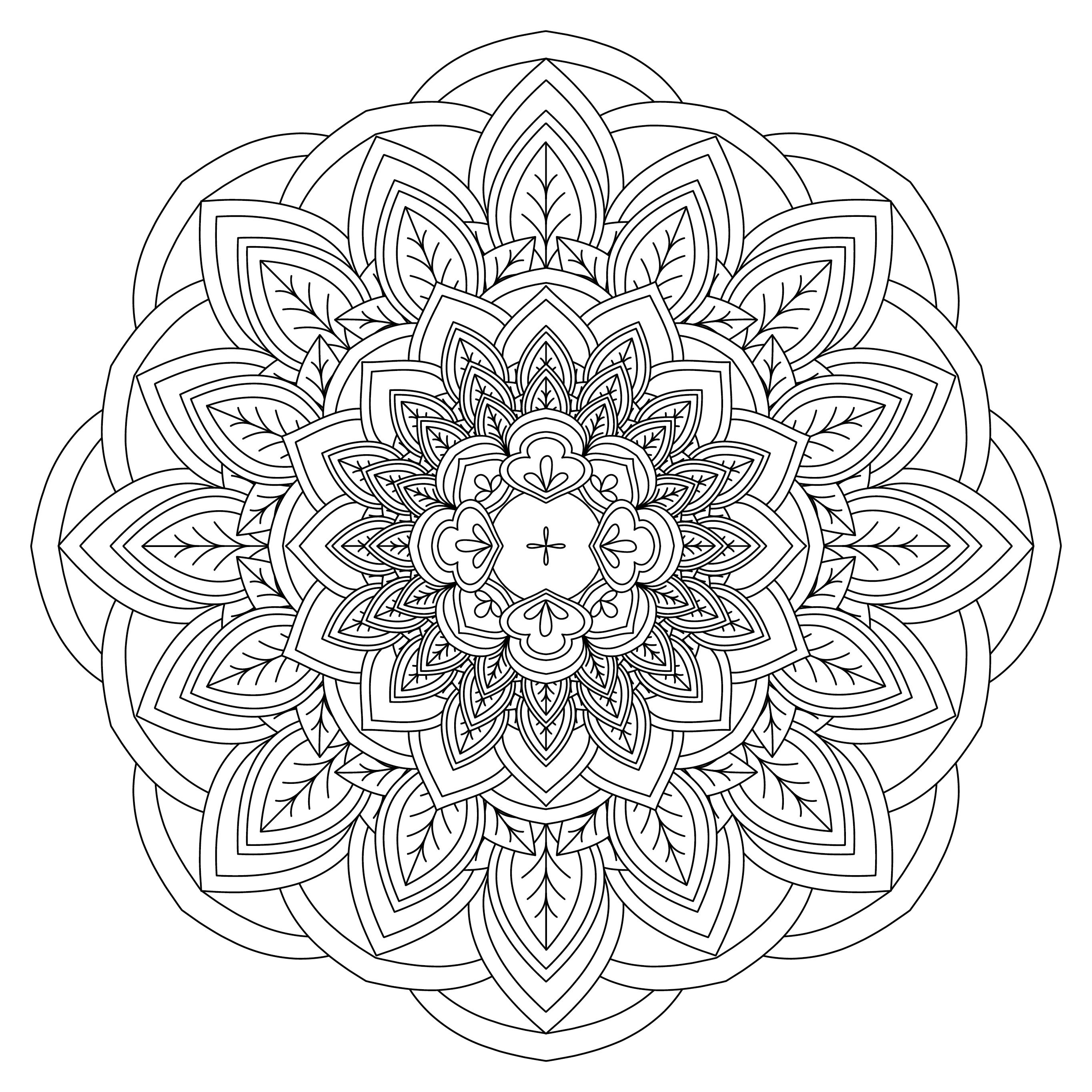 Monday Mandala 6 – Free Download To Colour In – GENTLEMAN CRAFTER