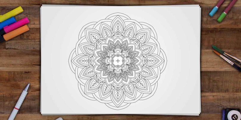 Monday Mandala 6 – Free Download To Colour In – GENTLEMAN CRAFTER