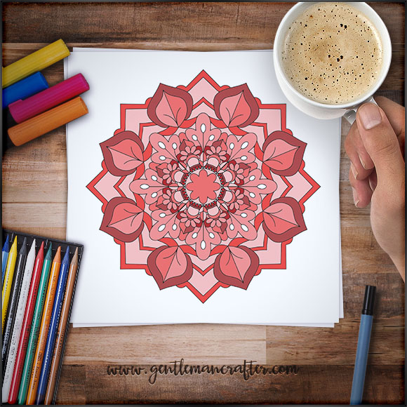 Mandala Monday 16 – Free Download To Colour In – GENTLEMAN CRAFTER