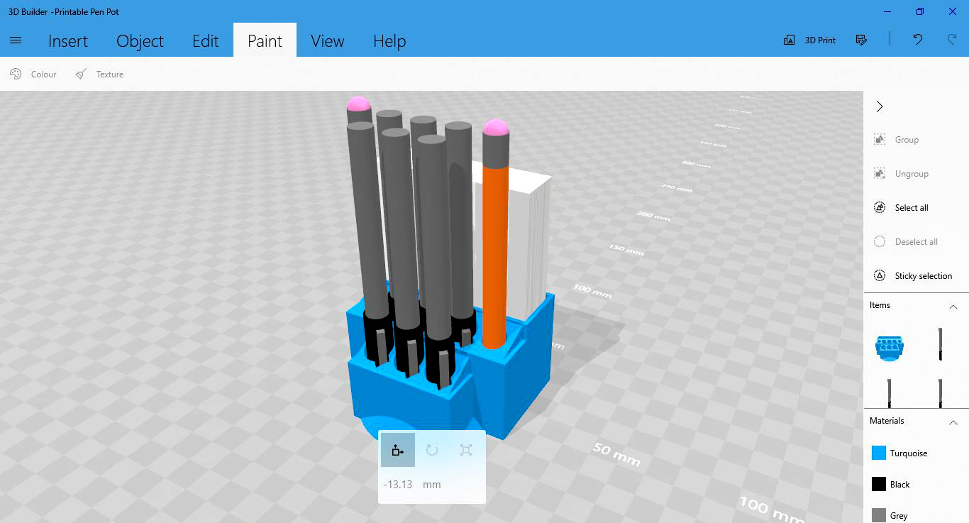 Designing An ATC Work Station For 3D Printing In Microsoft 3D Builder ...
