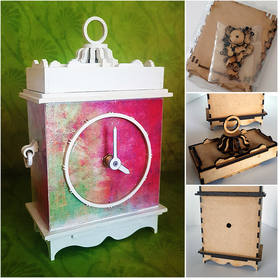 Mantle Clock MDF Kit 900×900 Split – GENTLEMAN CRAFTER