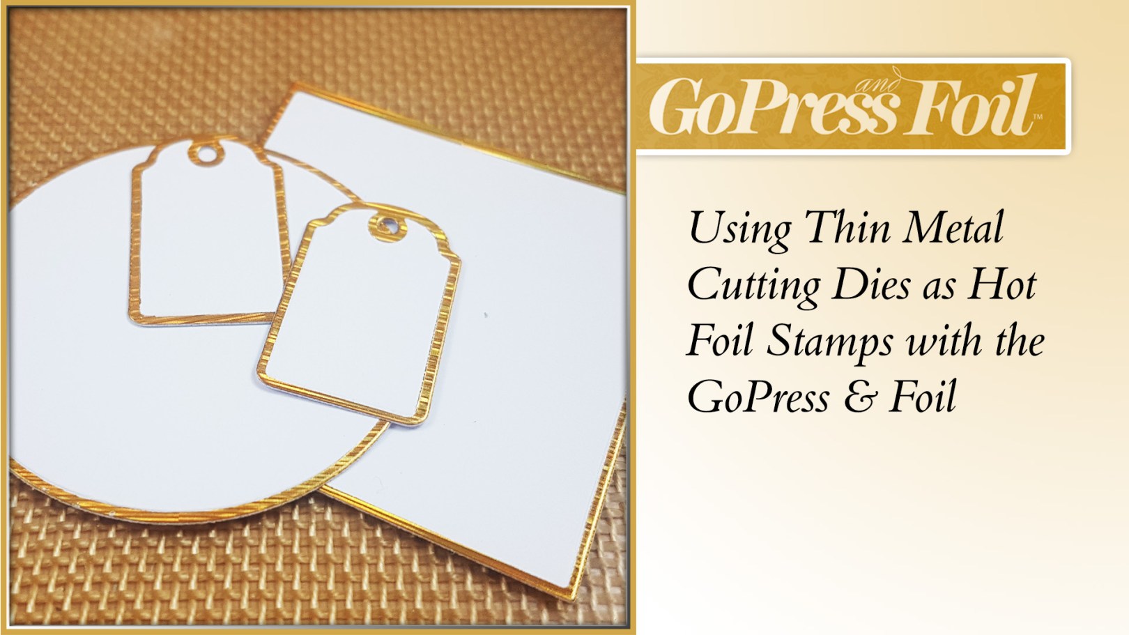 GoPress And Foil Technique 26 Using Thin Metal Dies As Hot Foil Stamps ...