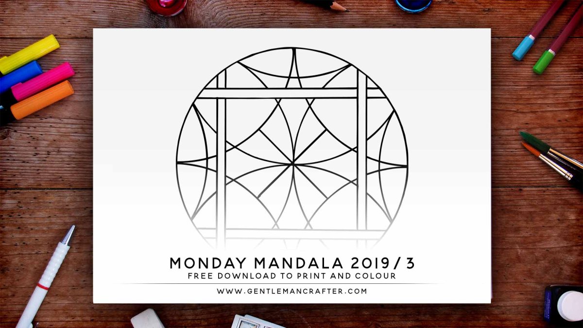 Mandala Monday 2019-3 Hand Drawn Design To Download, Print And Colour ...