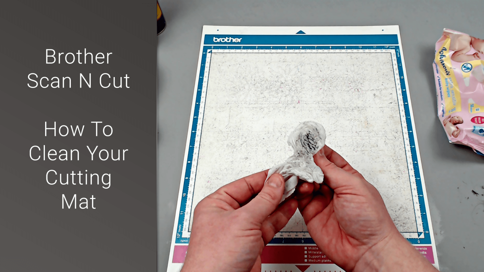 Scan N Cut – Cleaning Your Cutting Mat Video – GENTLEMAN CRAFTER