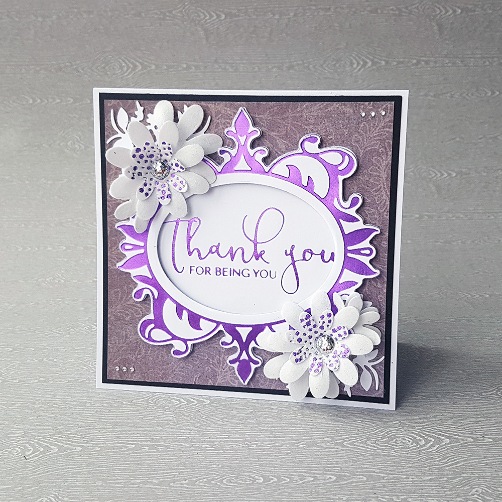 Couture Creations Butterfly Garden – Thank You For Being You Card ...