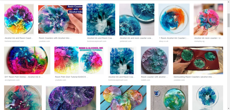 Resin Art with Alcohol Inks – The Next Evolution in Paint Pouring ...