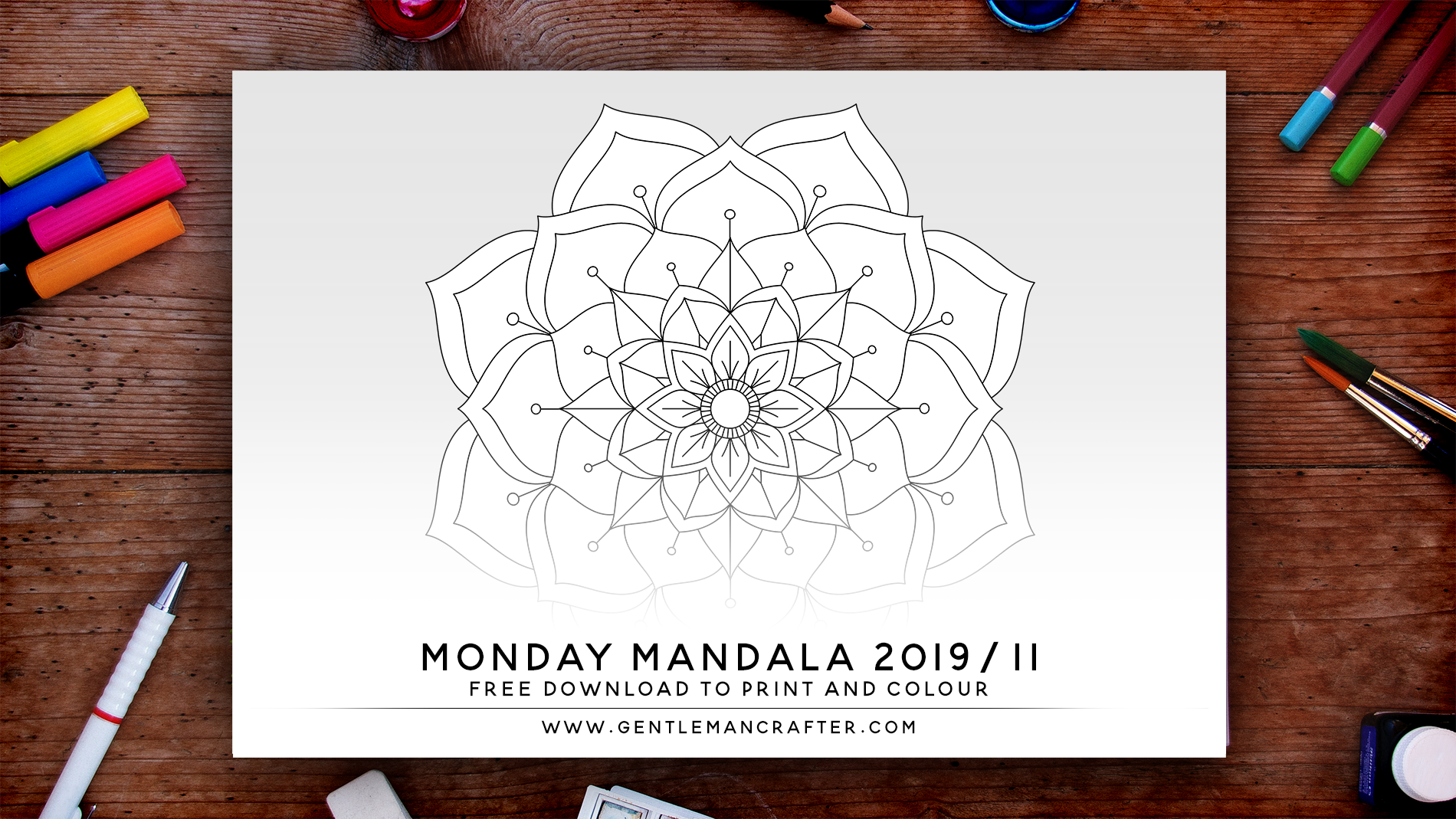 Mandala Monday 2019-11 FREE Design To Download, Print And Colour ...
