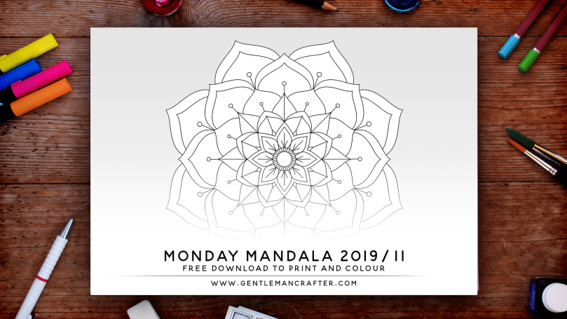 Mandala Monday 2019-11 FREE Design To Download, Print And Colour ...