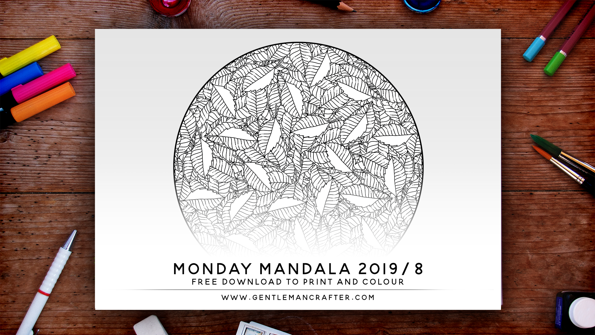 Mandala Monday 2019-8 FREE Design To Download, Print And Colour ...