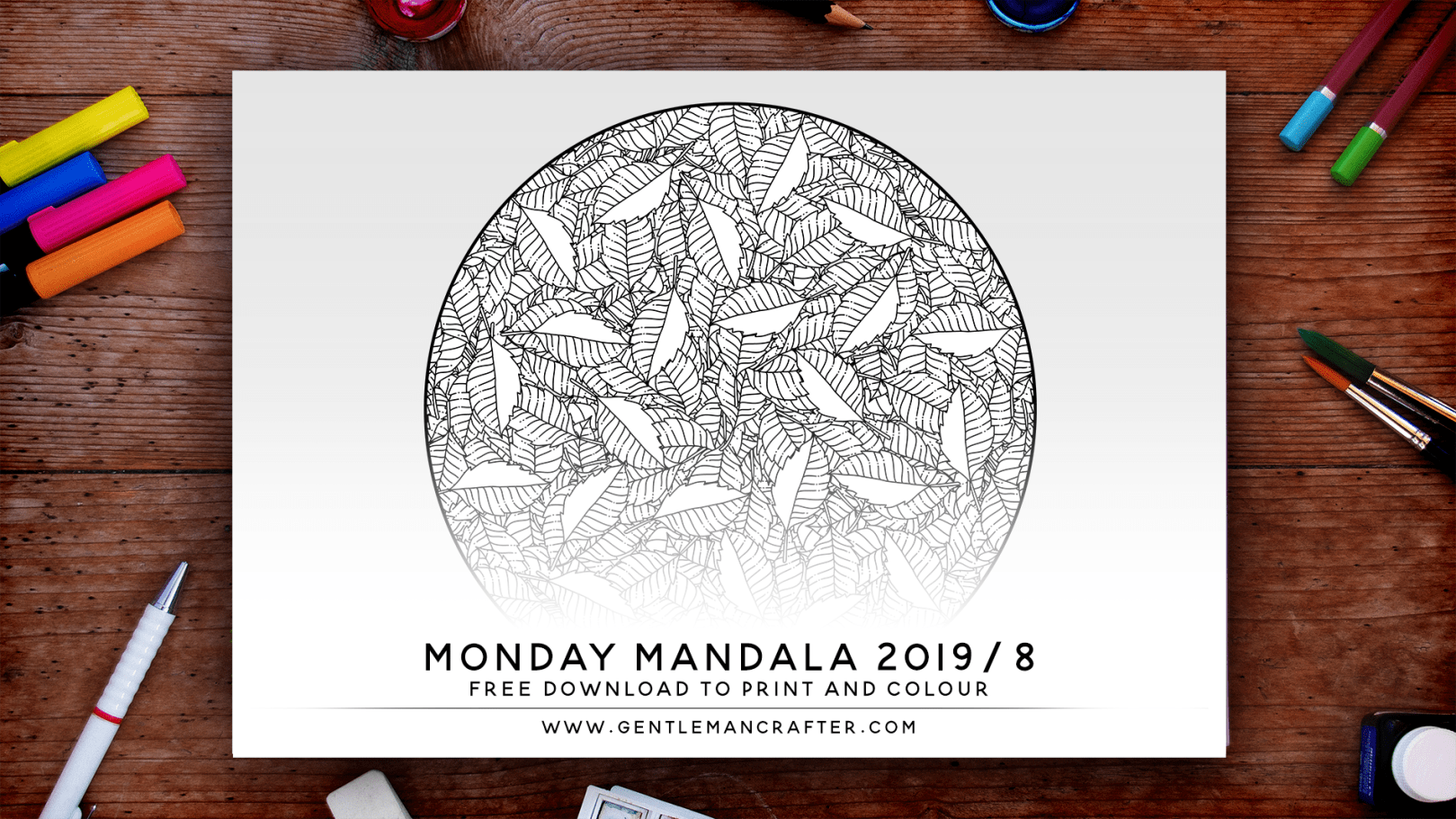 Mandala Monday 2019-8 FREE Design To Download, Print And Colour ...