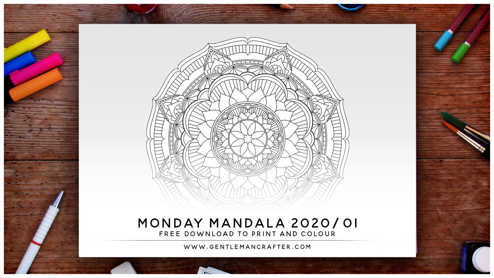 Mandala Monday 2020 – 01 FREE Design To Download, Print And Colour ...