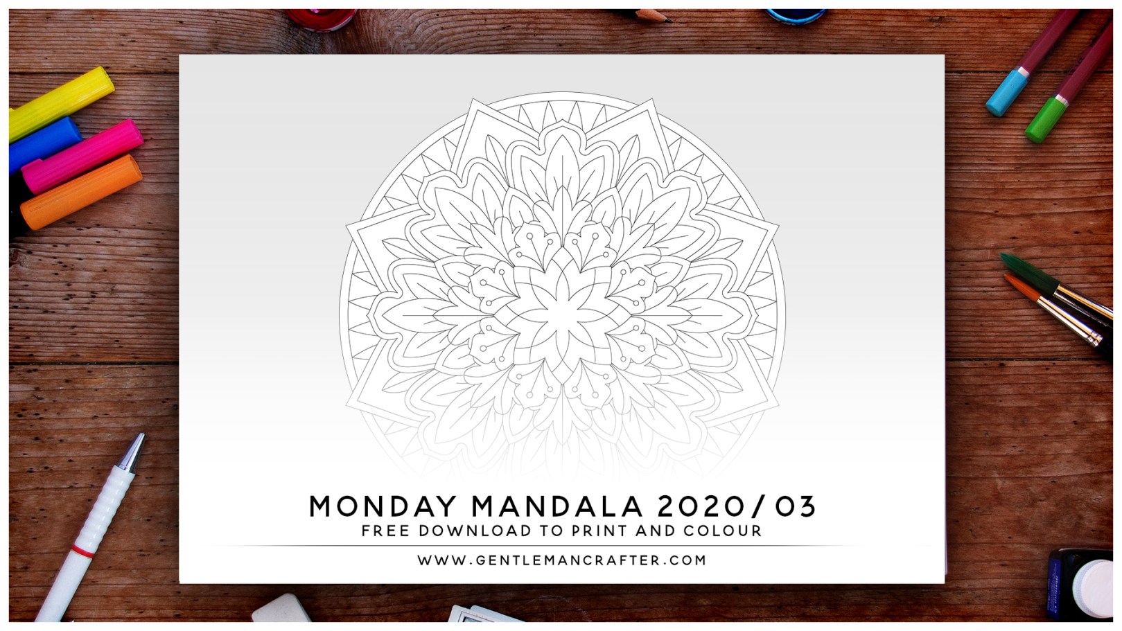 Mandala Monday 2020 – 03 FREE Design To Download, Print And Colour ...