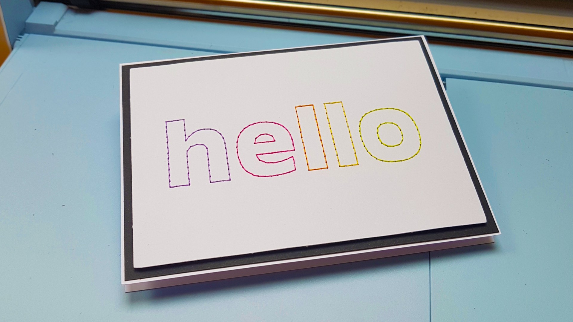 Creating Stitchable Card Fronts With The Brother Scan N Cut and Paper ...