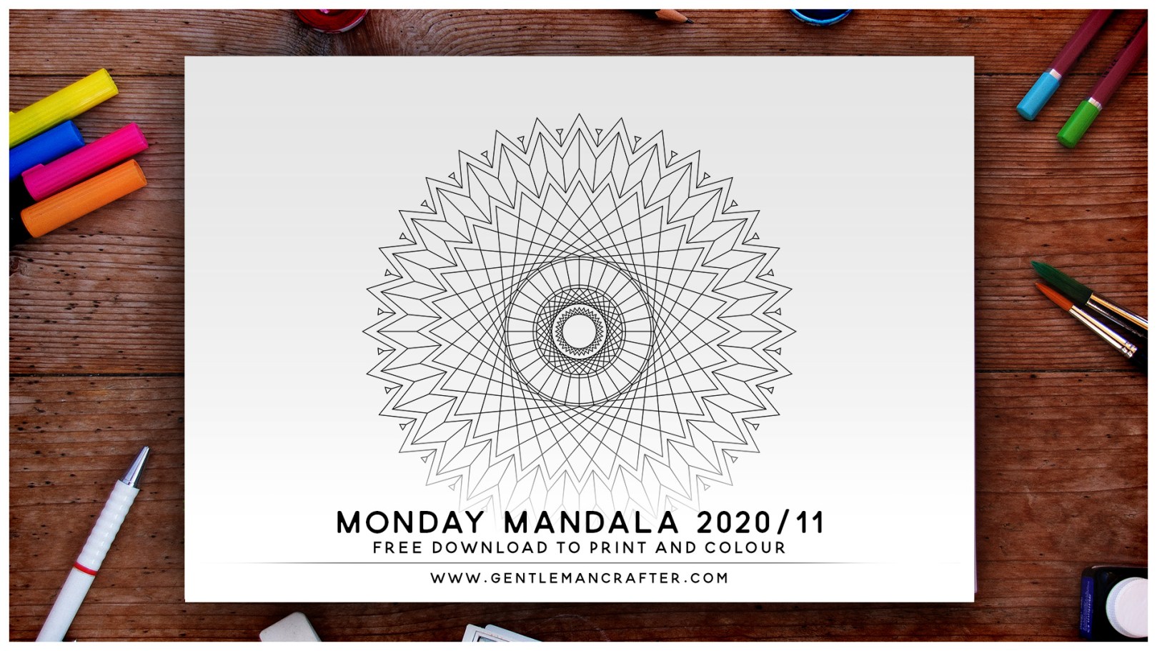 Mandala Monday – GENTLEMAN CRAFTER