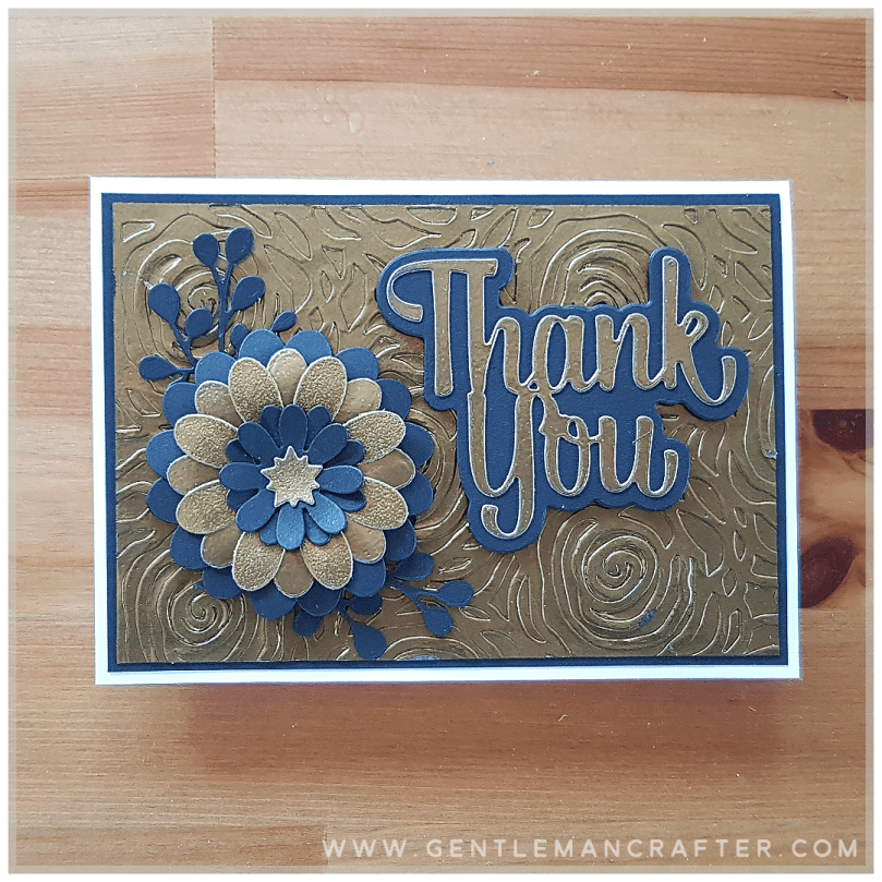 30 Days Of Card Making 21 – GENTLEMAN CRAFTER