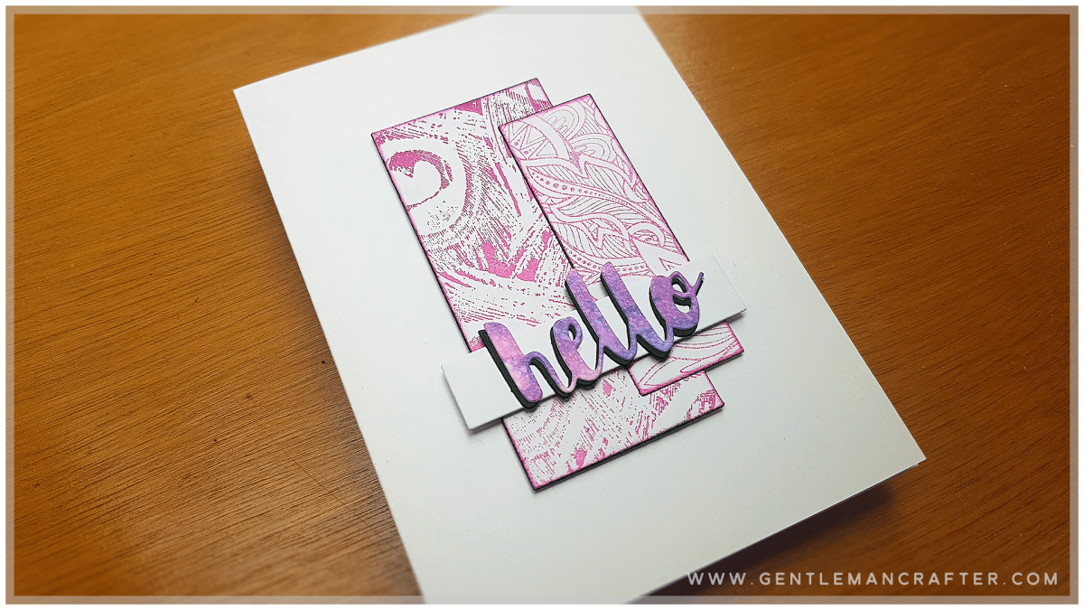 30 Days Of Card Making 26 – GENTLEMAN CRAFTER