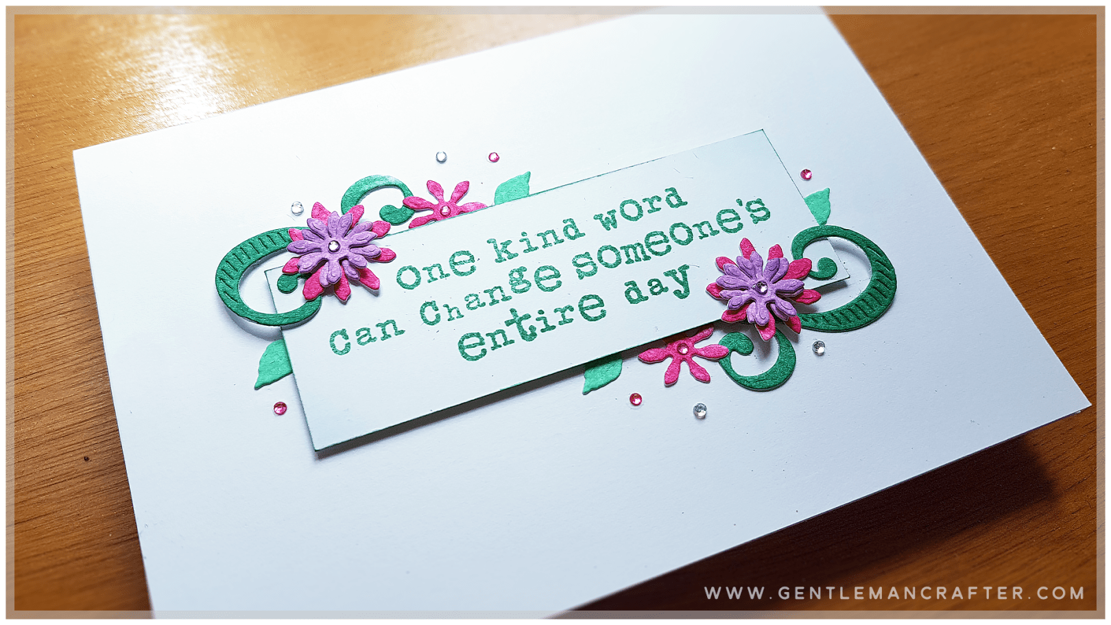 30 Days Of Card Making 30 – GENTLEMAN CRAFTER
