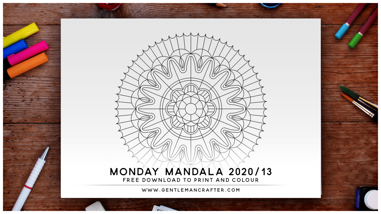 Mandala Monday 2020 13 FREE Design To Download, Print And Colour ...