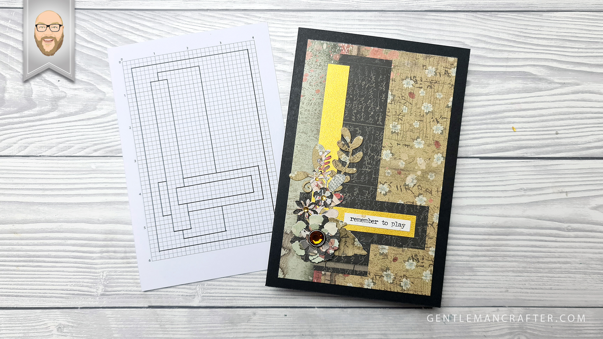 Card Layout 7 – GENTLEMAN CRAFTER