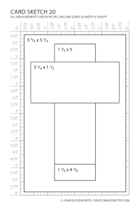 Card Layout 20 – GENTLEMAN CRAFTER