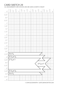 Card Layout 29 – GENTLEMAN CRAFTER