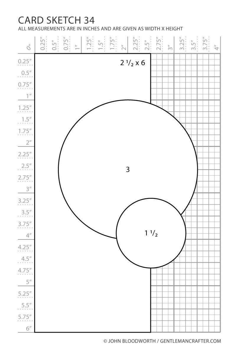 Card Layout 34 – GENTLEMAN CRAFTER