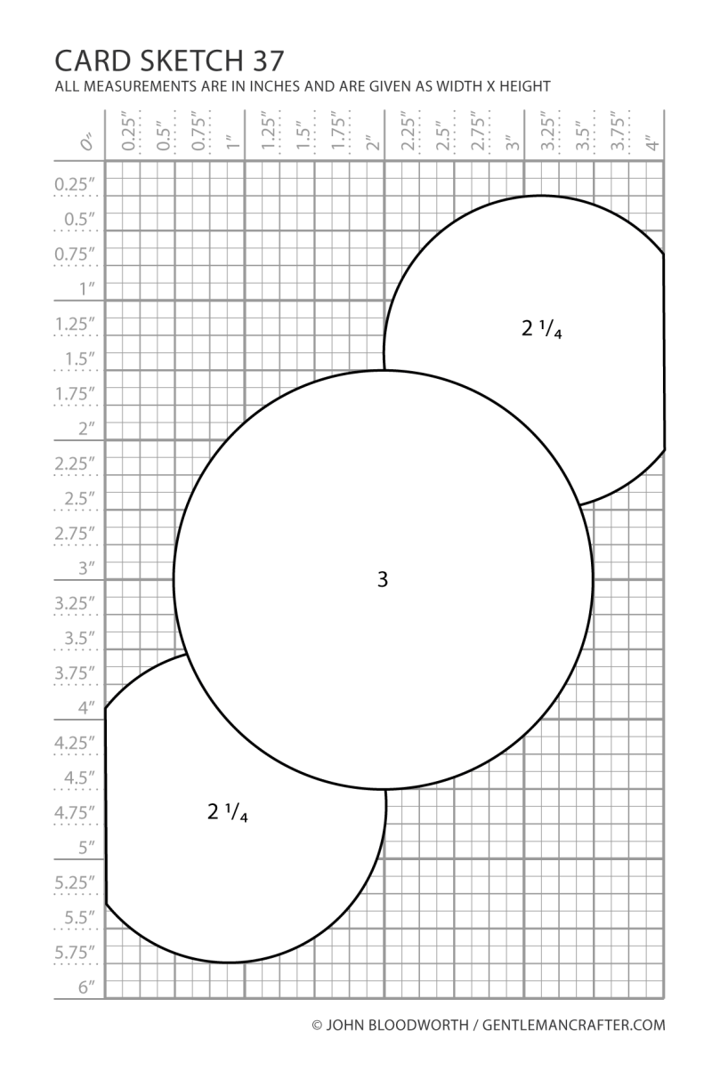 Card Layout 37 – GENTLEMAN CRAFTER