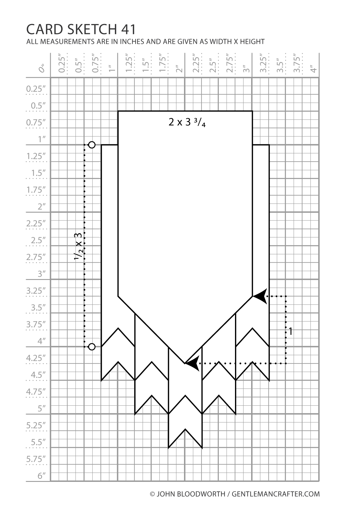 Card Layout 41 – GENTLEMAN CRAFTER