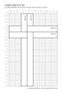 Card Layout 45 – GENTLEMAN CRAFTER