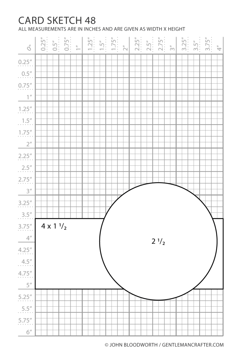 Card Layout 48 – GENTLEMAN CRAFTER