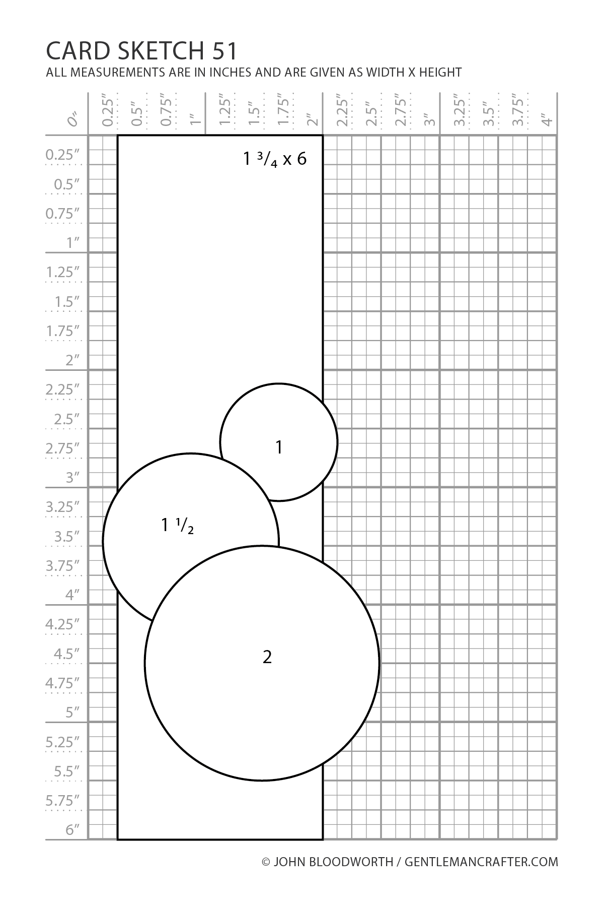 Card Layout 51 – GENTLEMAN CRAFTER