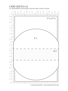 Card Layout 52 – GENTLEMAN CRAFTER