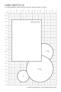 Card Layout 55 – GENTLEMAN CRAFTER