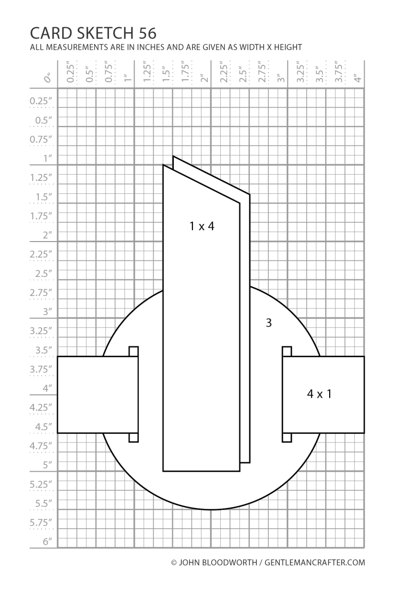 Card Layout 56 – GENTLEMAN CRAFTER