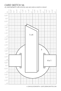 Card Layout 56 – GENTLEMAN CRAFTER