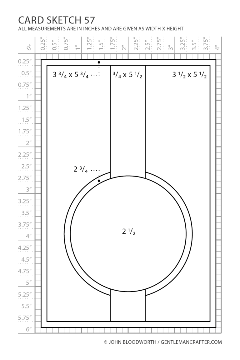 Card Layout 57 – GENTLEMAN CRAFTER
