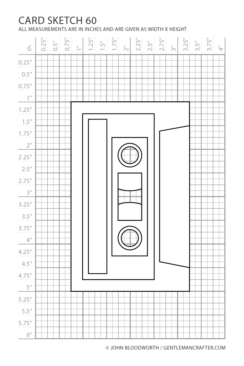 Card Layout 60 – GENTLEMAN CRAFTER