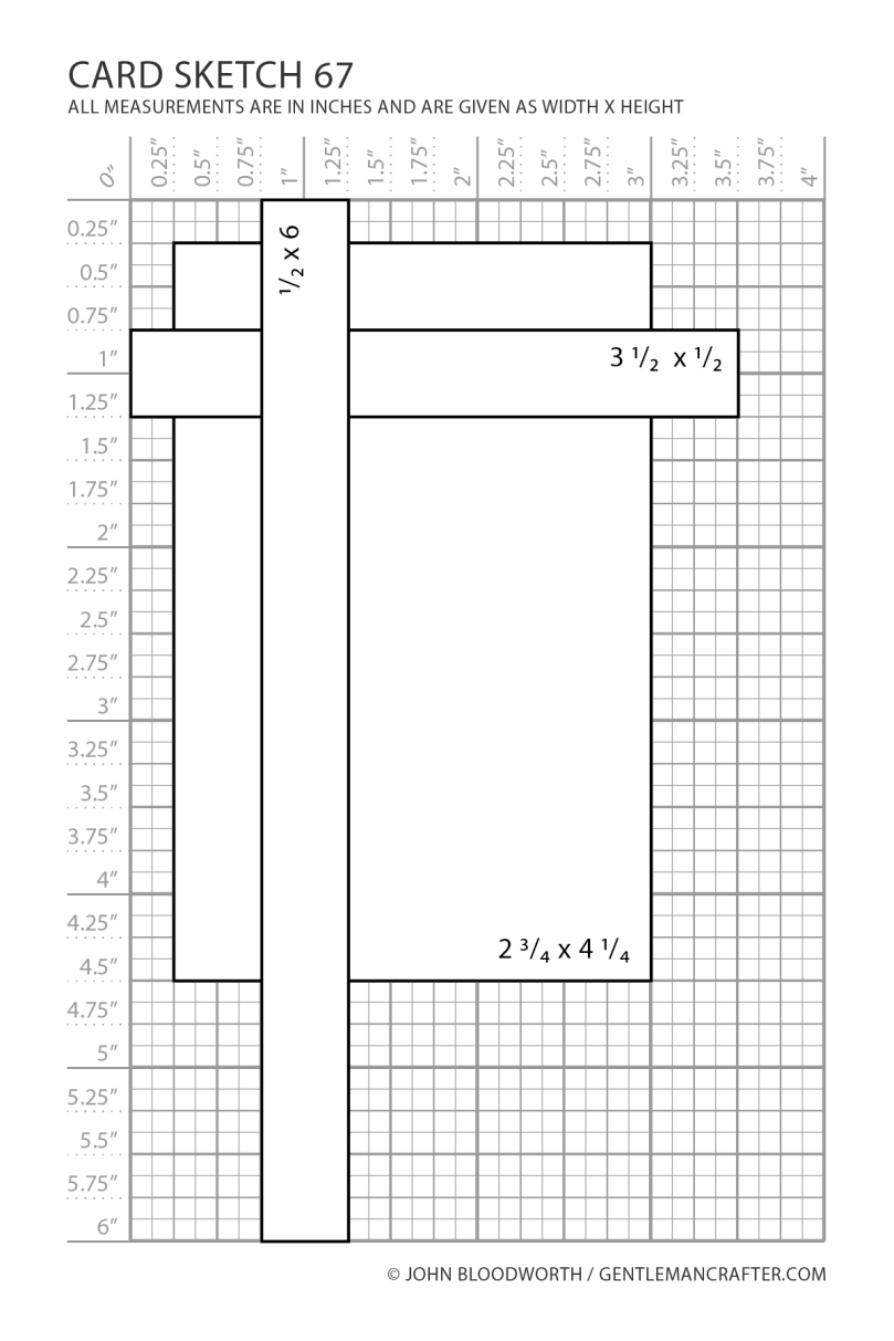 Card Layout 67 – GENTLEMAN CRAFTER