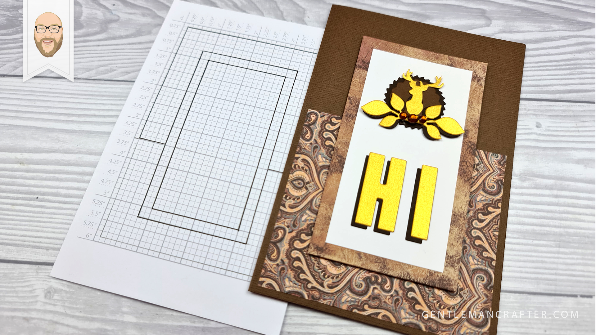 Card Layout 71 – GENTLEMAN CRAFTER