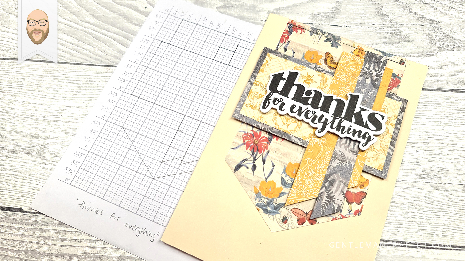 Card Layout 91 – GENTLEMAN CRAFTER