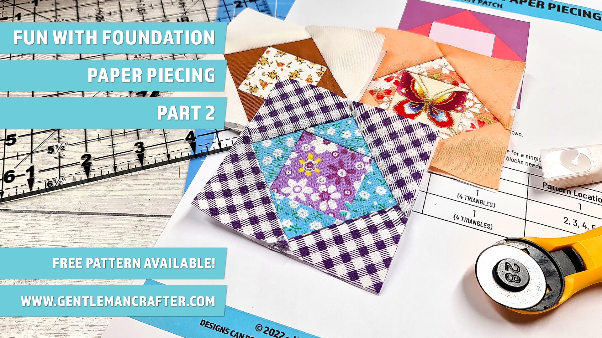 Fun with Foundation Paper Piecing Part 2 – Free Pattern Available ...